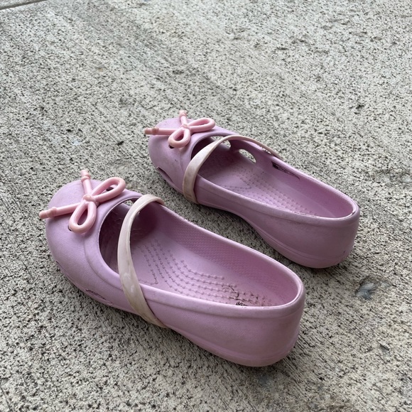 CROCS | Shoes | Little Girls Crocs Ballet Flats | Poshmark